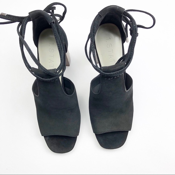 1. State | Shoes | State Tilya Bootie Profile Sandal Block Heel | Poshmark